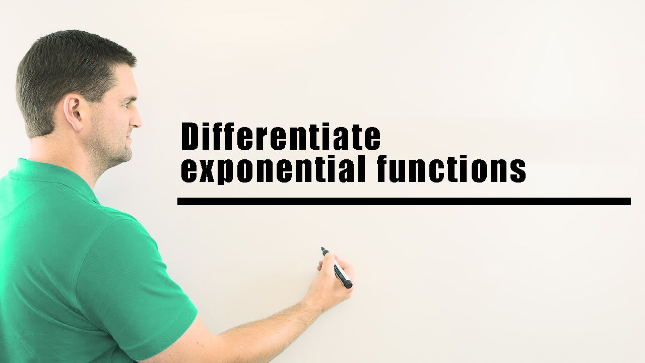 Differentiate exponential functions, derivative of the natural ...