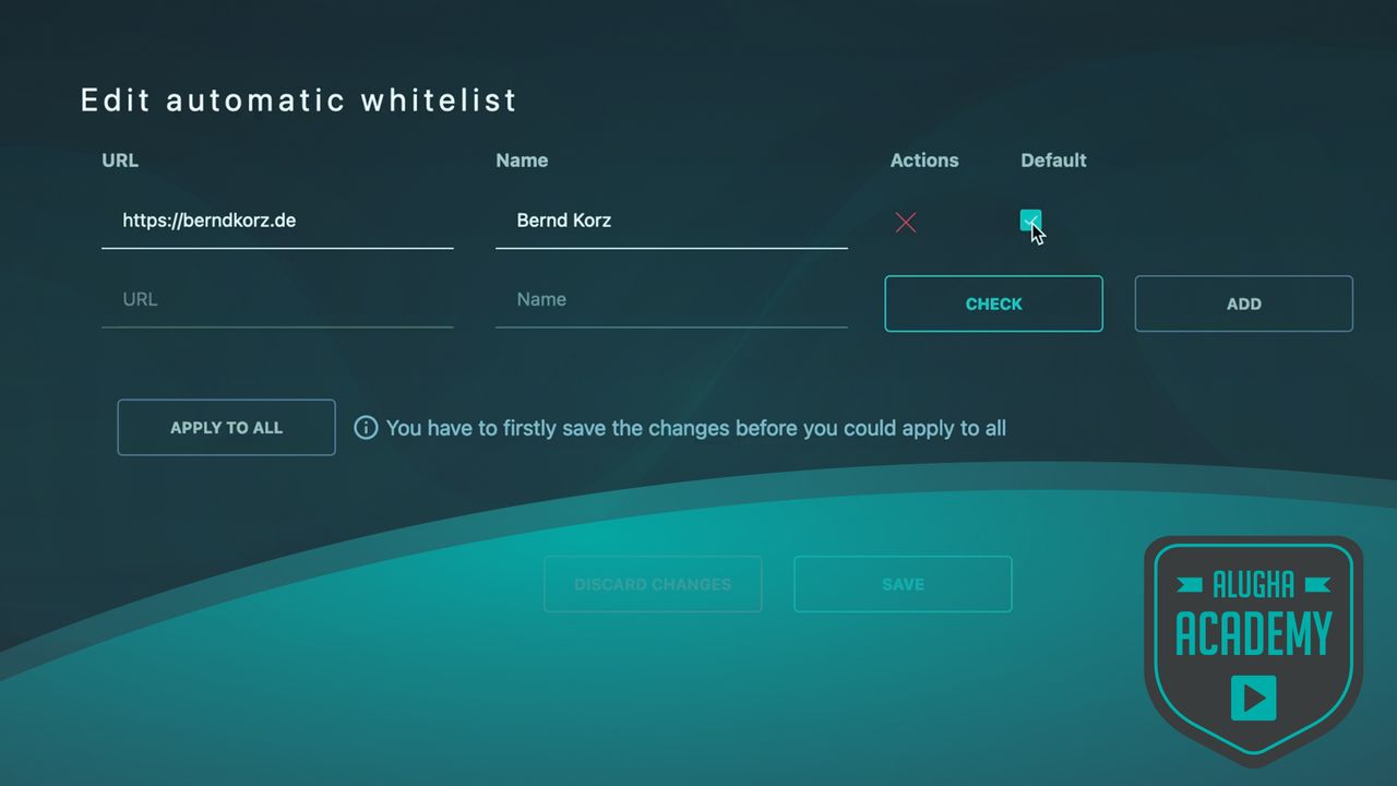 Las Ventajas de la Función de Lista Blanca – alugha